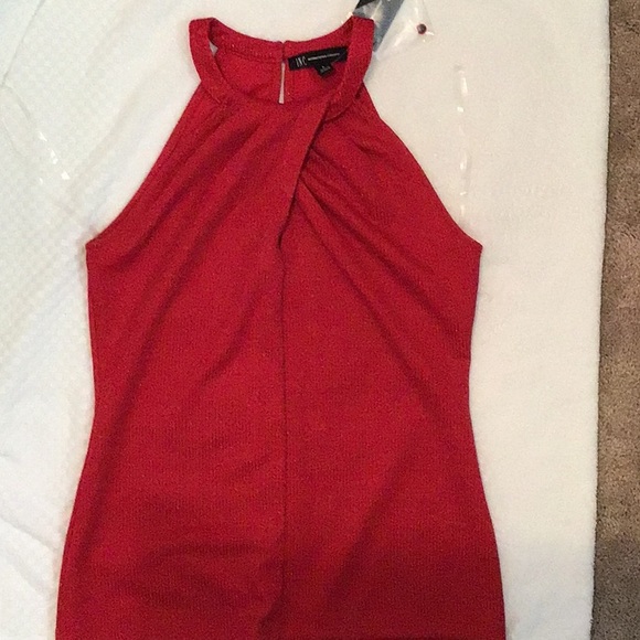 INC International Concepts | Tops | Inc Halter Red Top | Poshmark